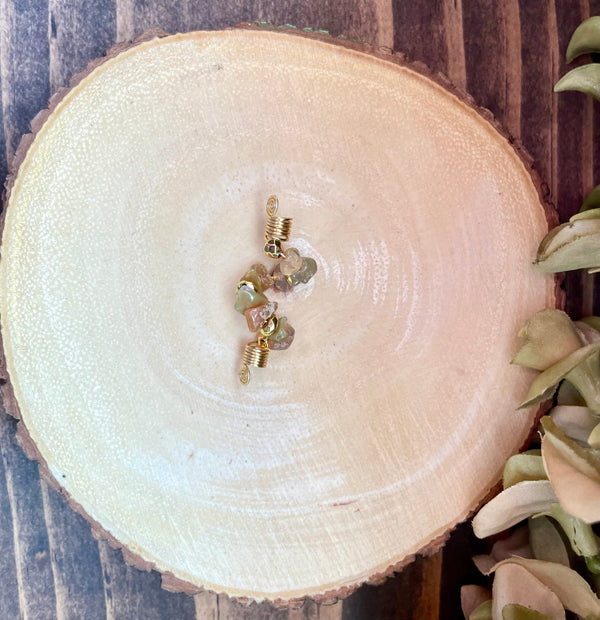 INCA GOLD ETHIOPIAN OPAL Chip SISTERLOCK Jewel - TIFFANY'S LOC JEWELS